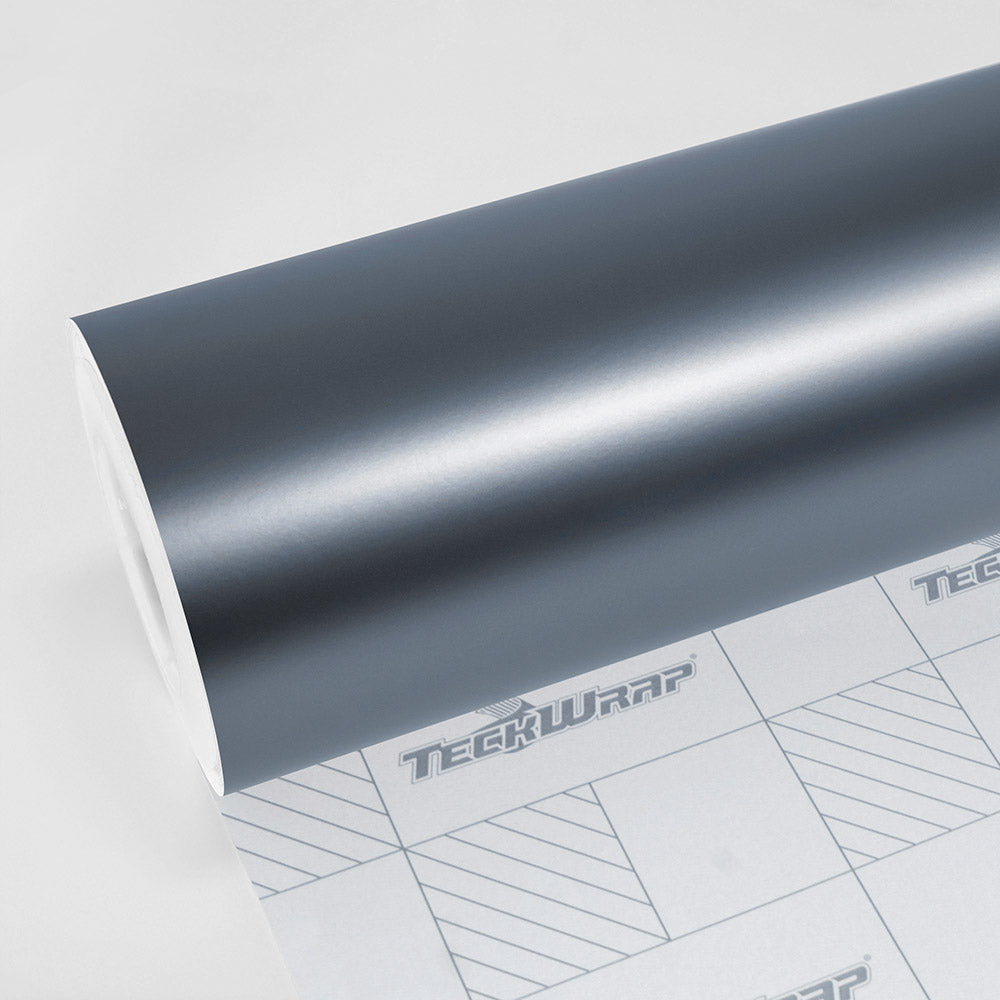 Teckwrap Satin Metalic Silver Blue Vinyl Wrap | SMT19 – Wrap Mogul ...